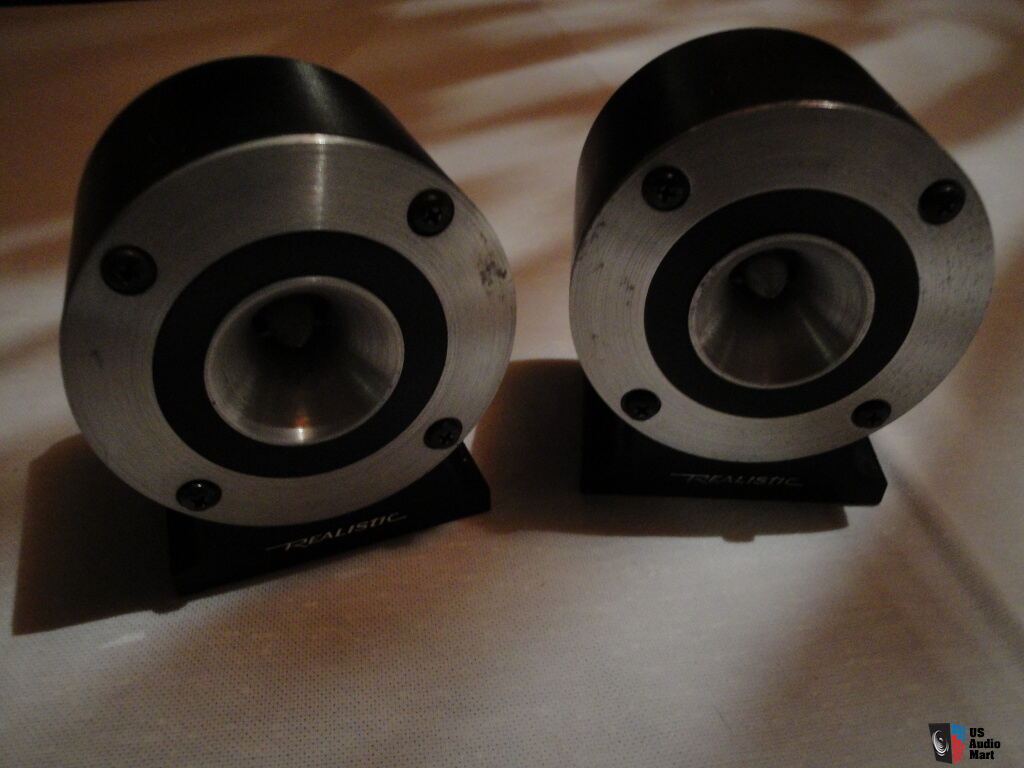 Realistic Super-Tweeter ... Ultra high frequency aluminium speaker-top ...