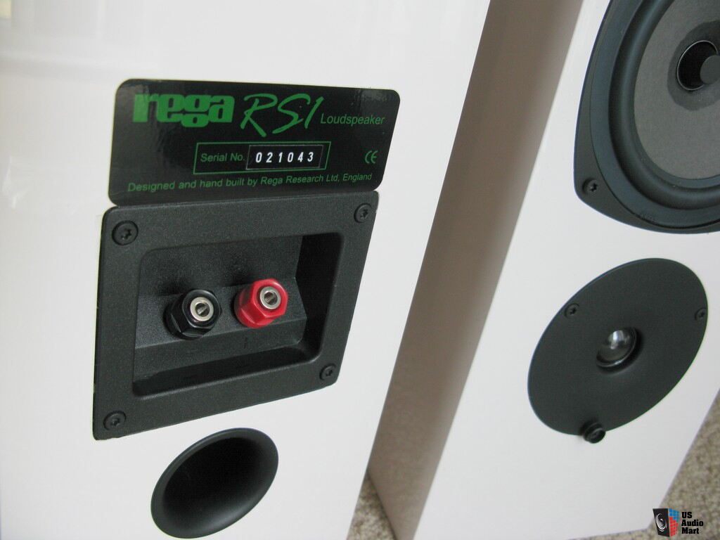Rega Research RS-1 Speakers - Gloss White - Mint! Photo #670600 - US ...