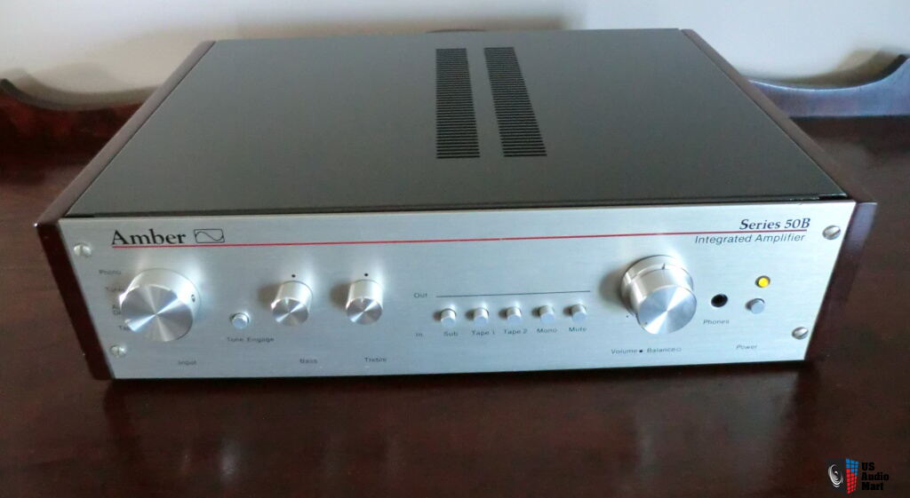 RARE AMBER SERIES 50B Integrated Amplifier-Restored/Refinished Photo ...