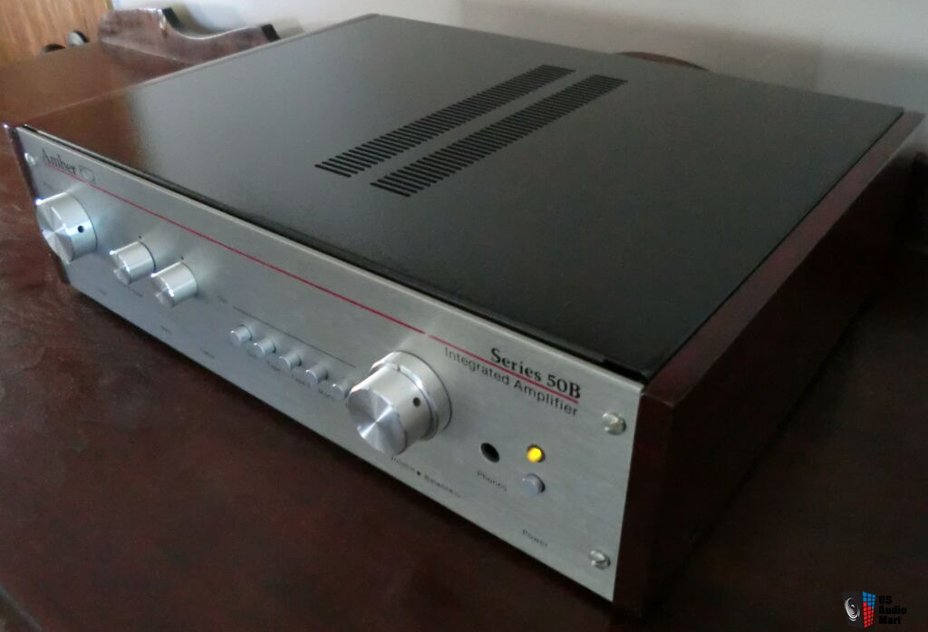 RARE AMBER SERIES 50B Integrated Amplifier-Restored/Refinished Photo ...