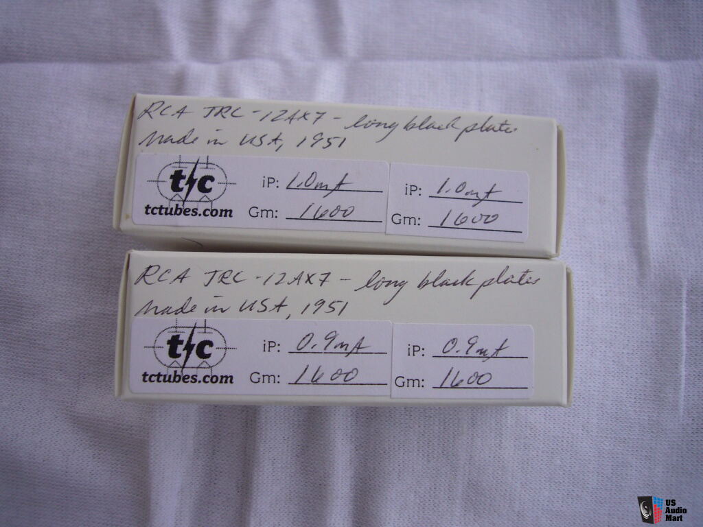 RCA 12AX7 JRC Long Black Plates For Sale - US Audio Mart