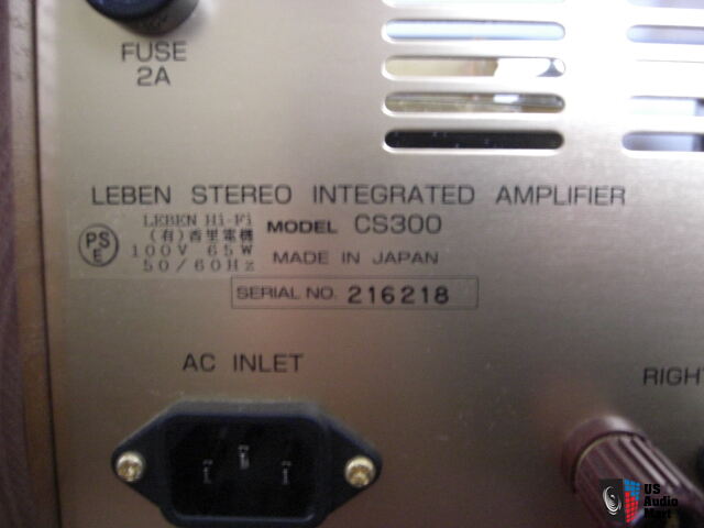 Leben CS300 EL84 Tube Amplifier Photo #687069 - US Audio Mart