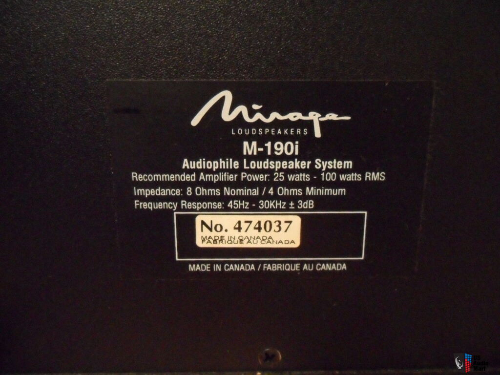 Mirage M-190i Monitor speakers with Stands Photo #691216 - UK Audio Mart