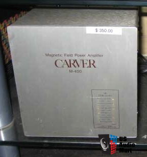 Brace of NM Carver M400 "Cube" Amps -Will Trade for Right Amp(s) Photo ...