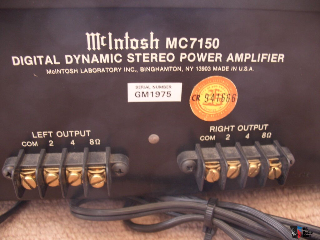 McIntosh MC 7150 For Sale - US Audio Mart