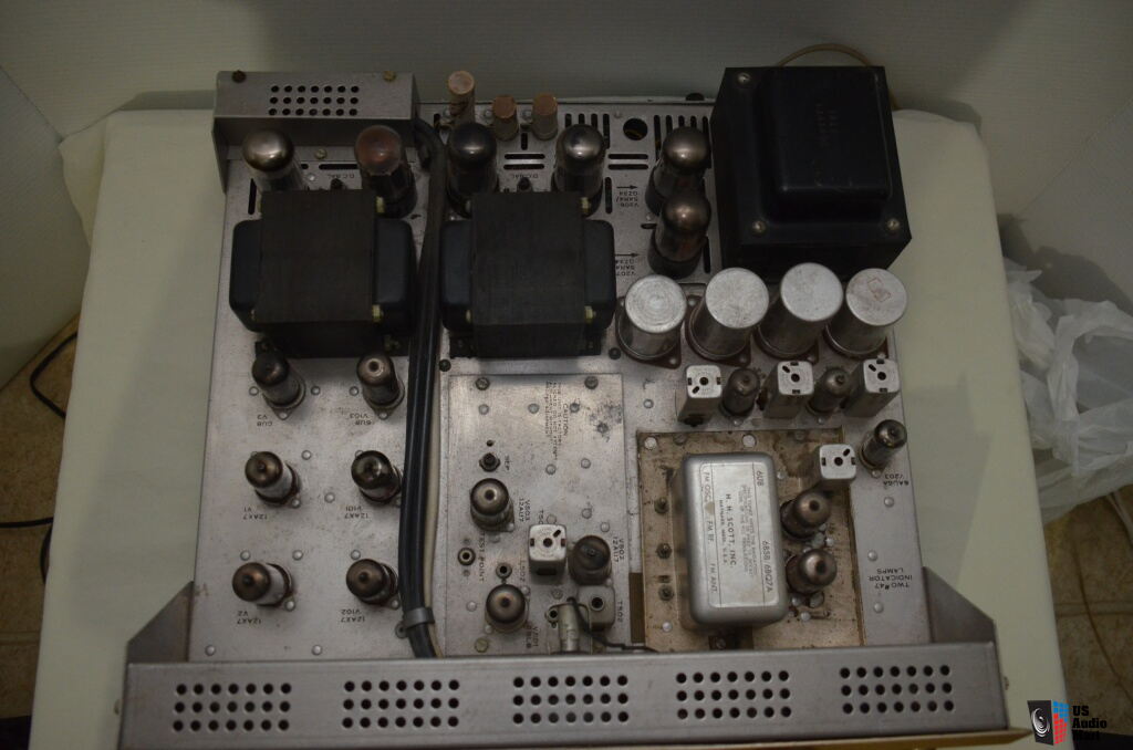 Vintage rare H. H. Scott 340 340A stereo tube receiver_WORKING Photo ...