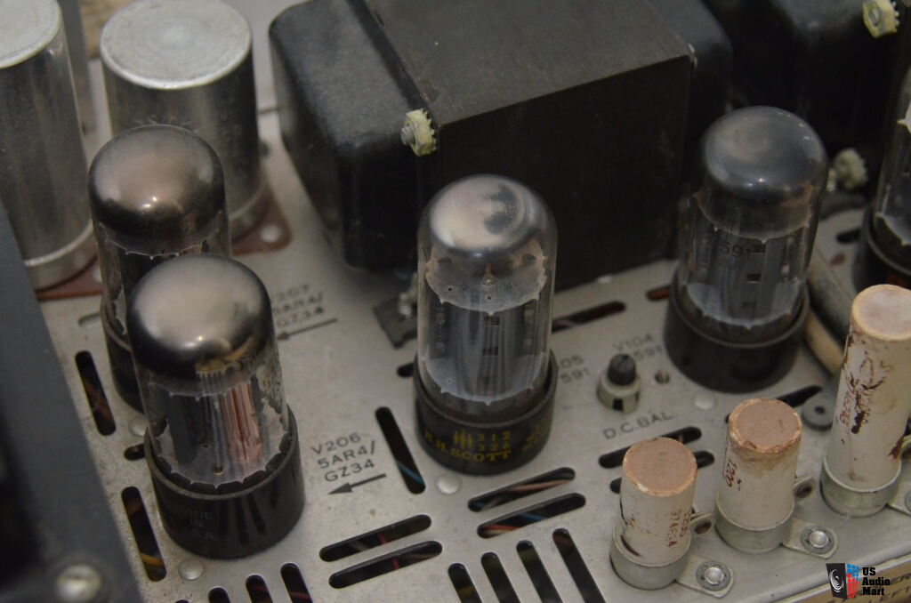 Vintage rare H. H. Scott 340 340A stereo tube receiver_WORKING Photo ...