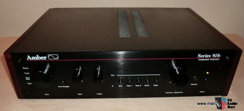 Very Rare, Amber Series 50b Int. Amp, Refurbished, Restored, Audiophile ...