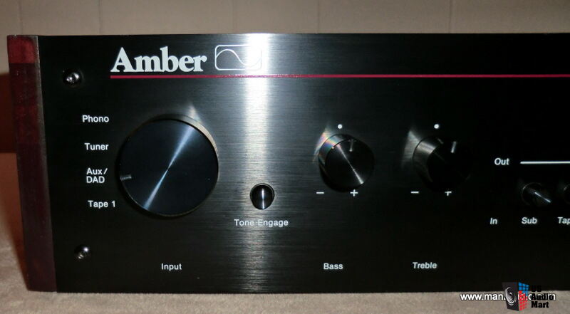Very Rare, Amber Series 50b Int. Amp, Refurbished, Restored, Audiophile ...