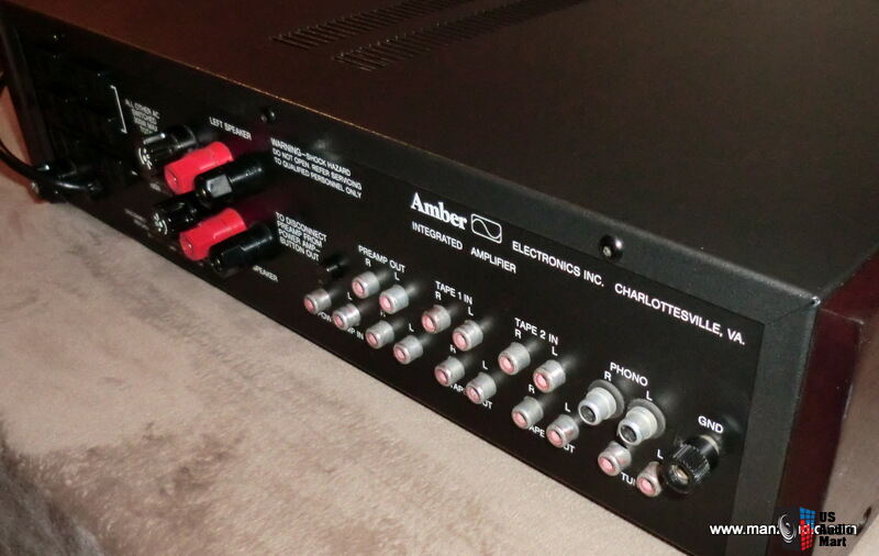 Very Rare, Amber Series 50b Int. Amp, Refurbished, Restored, Audiophile ...