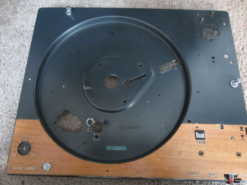 DUAL 1219 UNIQUE TURNTABLE TOP PLATE For Sale - US Audio Mart