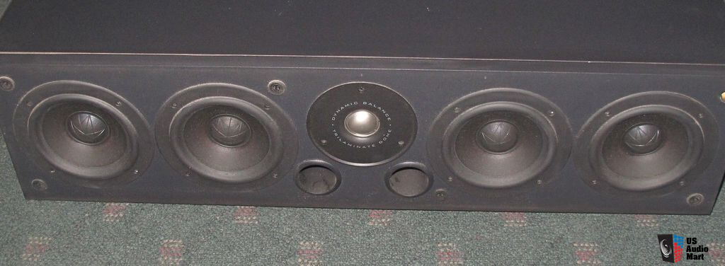 Polk Audio Audiophile Center Theater Speaker CS350-LS Four 5" Drivers ...