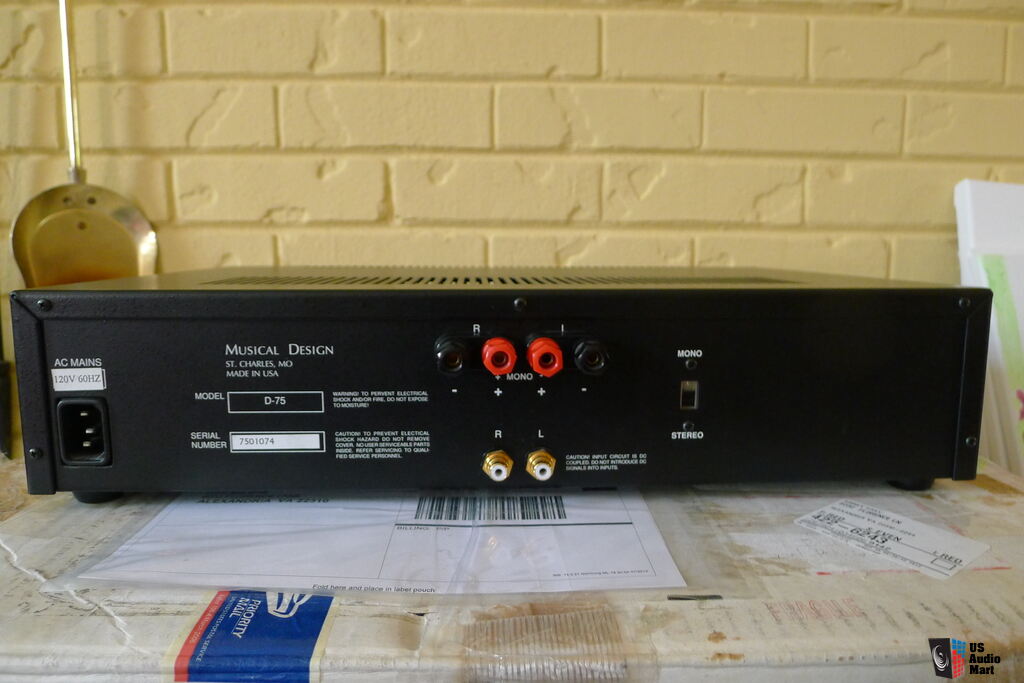 Musical Design D75 smooth and powerful Photo #740779 - Canuck Audio Mart