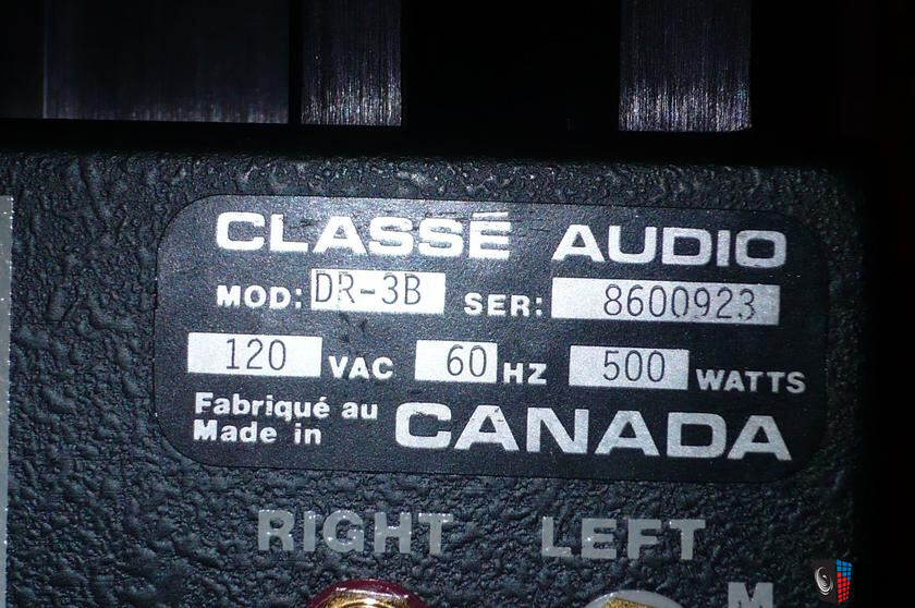 Classe DR-3B Class A Uber Amp Photo #743778 - UK Audio Mart