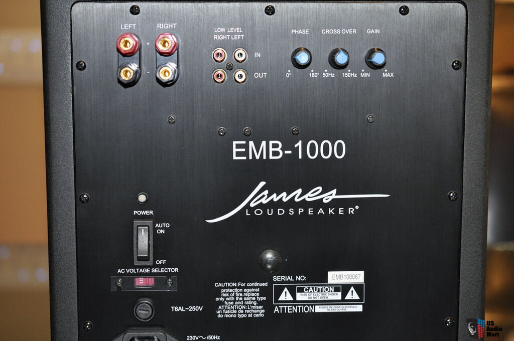 James Loudspeaker EMB-1000 Subwoofer / Excellent Condition Photo ...