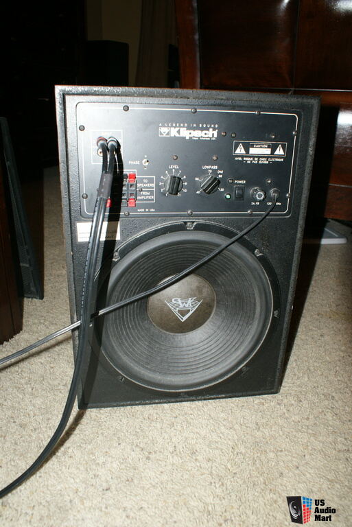 Klipsch Powered Subwoofer SW-10. All original! Photo #759093 - US Audio ...