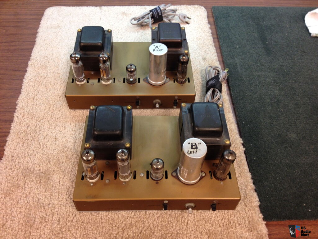 Two (2) Heathkit UA-2 Mono-block tube amplifiers similar to UA-1 & AA ...