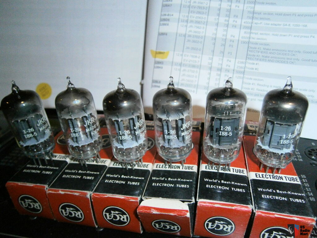 Six GE made Ken Rad 5814 For Sale - US Audio Mart
