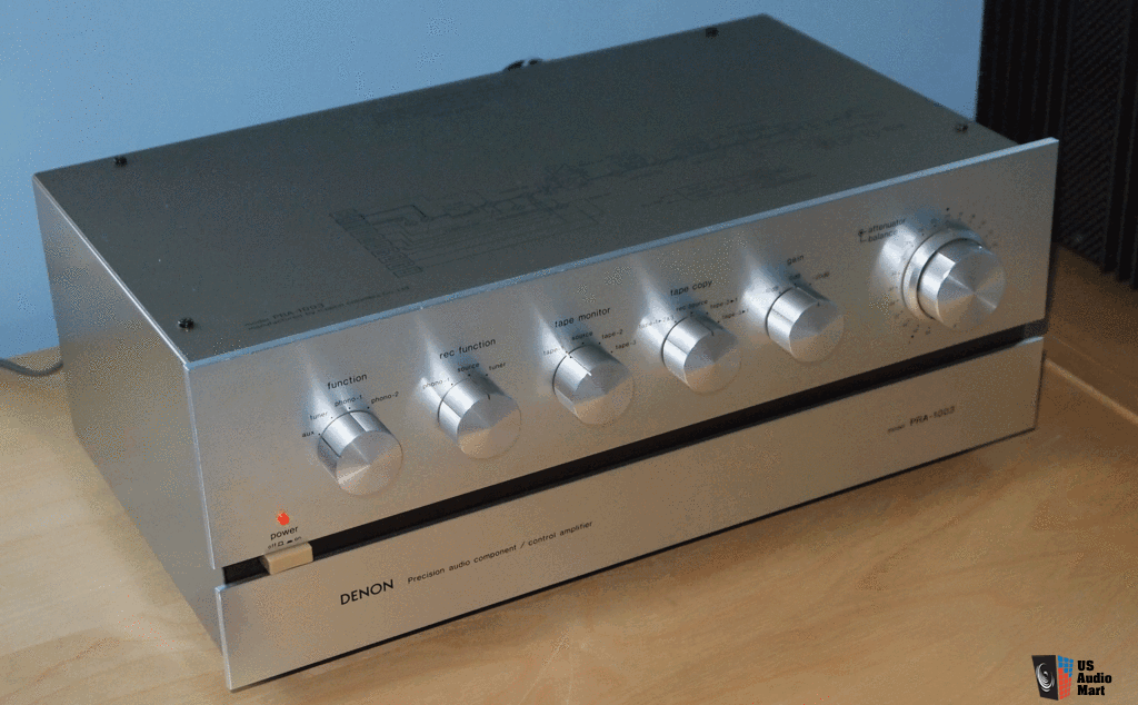 Rare Beautiful Denon POA-1003 PRA-1003 Amplifier Preamplifier Set. Make ...