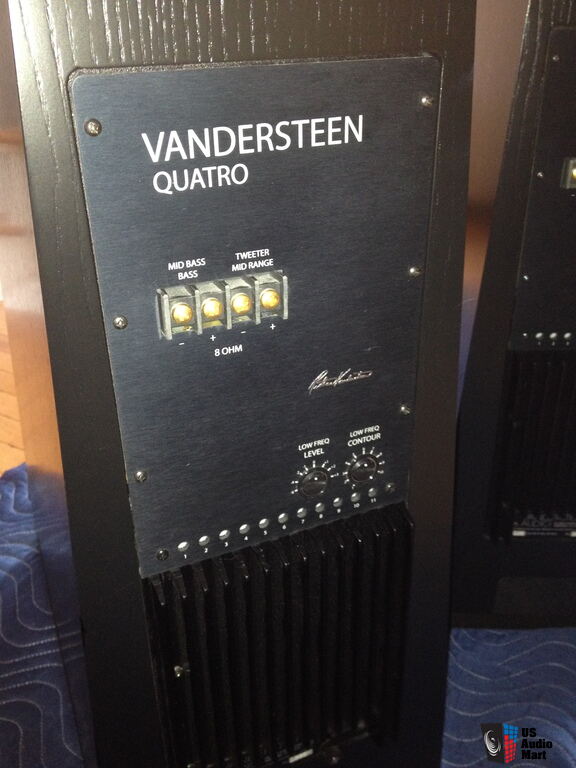Vandersteen Quatro Wood Floor-Standing Speakers, Black Finish Photo ...