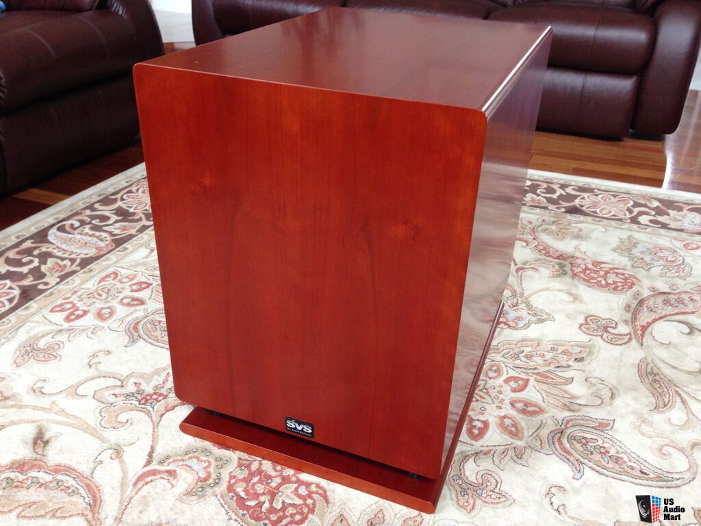 SVS PB12 Ultra 500W Subwoofer, American Red Cherry Wood Veneer Photo ...