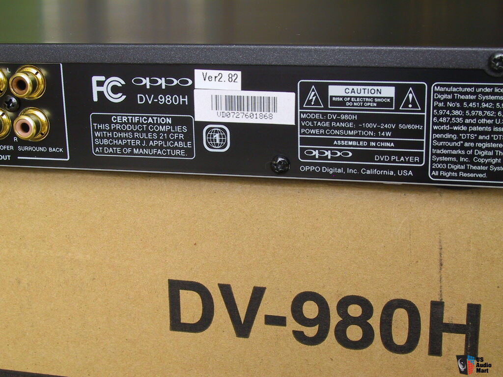 Oppo DV-980H DVD / CD / SACD / HDCD Player Photo #805839 - US Audio Mart