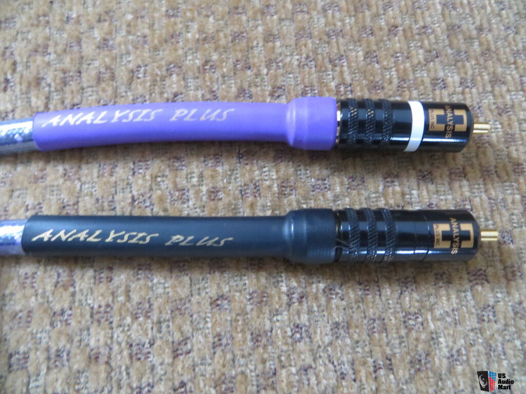 Analysis Plus Solo Crystal Oval 1m RCA Interconnect Photo #839389 - US ...