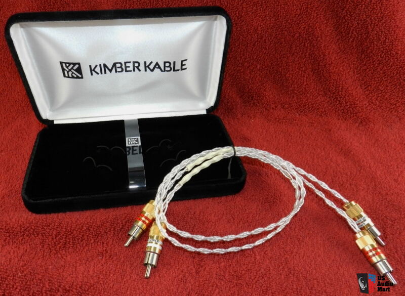 Kimber Kable KCAG Silver ICs .5M RCA (Kimber Ultraplate Contact Surface ...