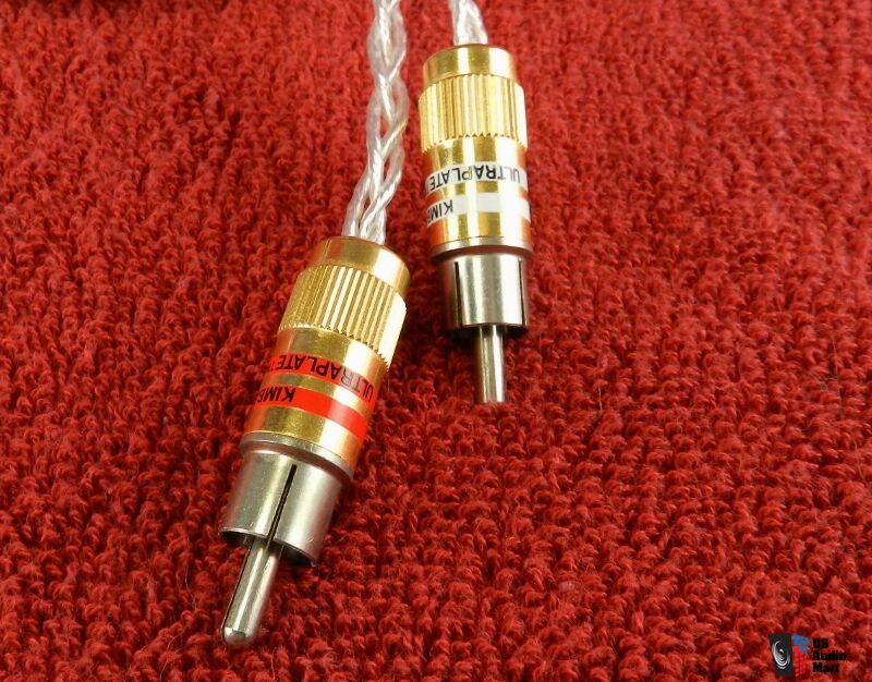 Kimber Kable KCAG Silver ICs .5M RCA (Kimber Ultraplate Contact Surface ...