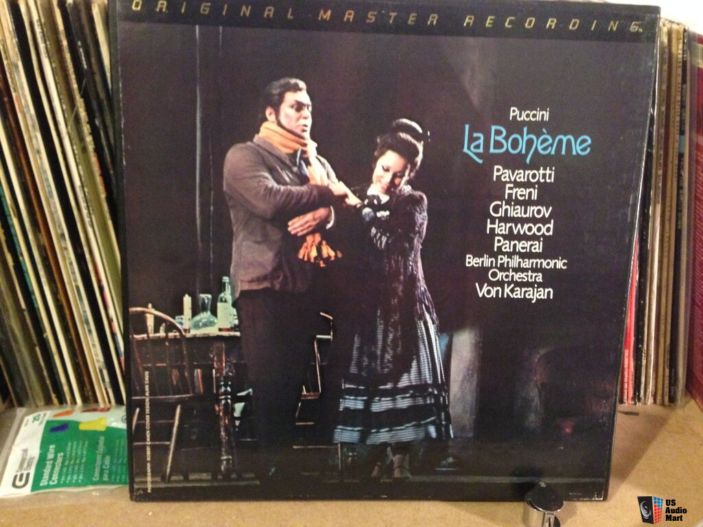 MFSL Puccini La Boheme OPera Box Set Mint 2 Record Set JVC Pressings ...