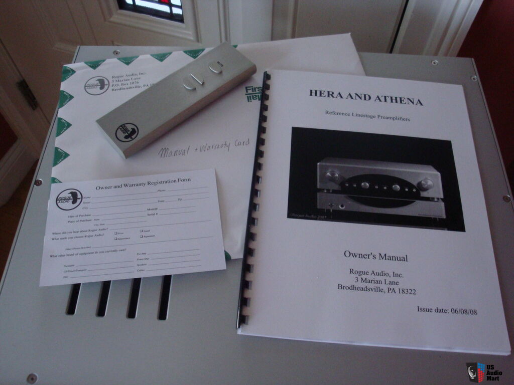 Rogue Audio Hera II Tube Preamp - 7 months old. As new!! Photo #877218 ...