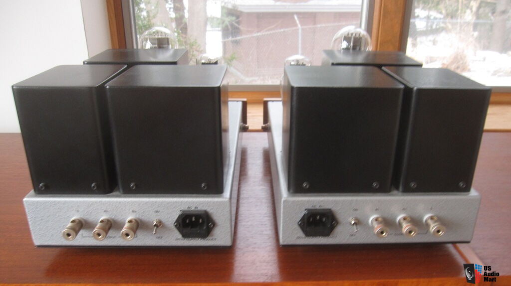 Pair DIY HiFi Supply Lady Day 300B Tube Amps - deluxe "Cherry Special ...