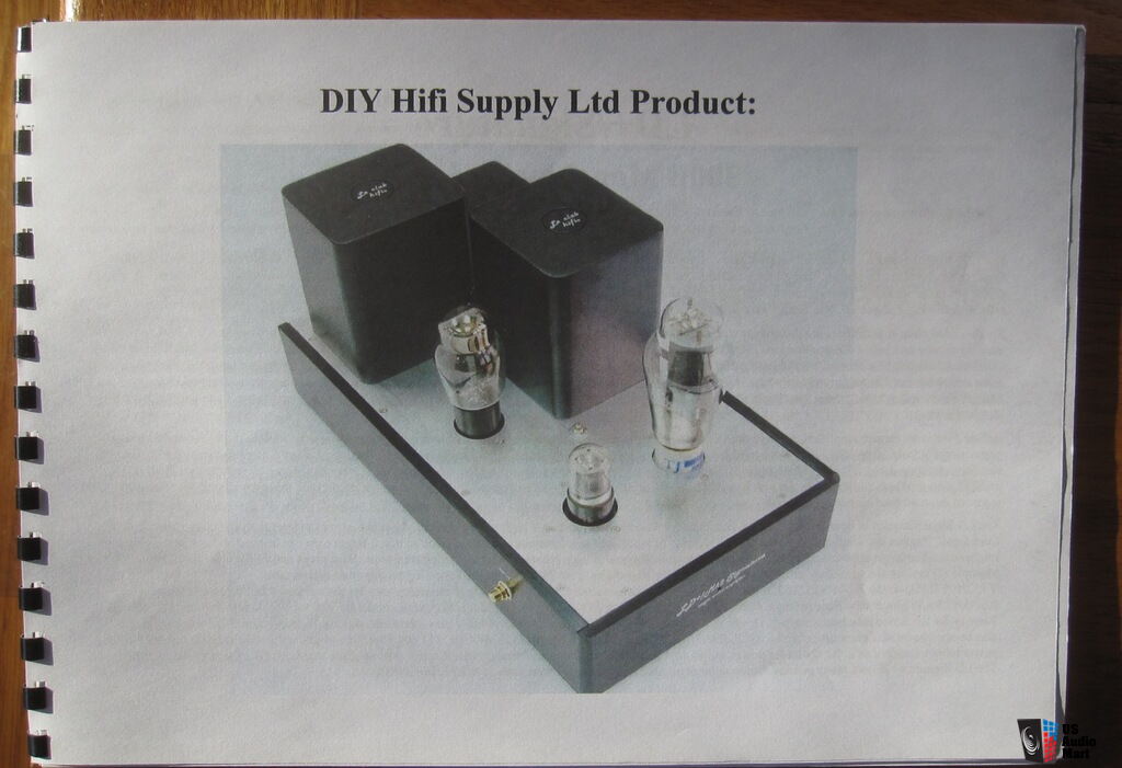 Pair DIY HiFi Supply Lady Day 300B Tube Amps - deluxe "Cherry Special ...
