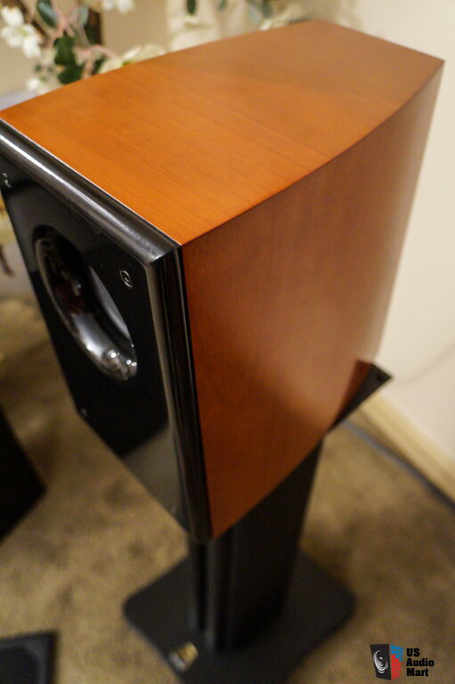 Black Mamba Mini's in cherrywood - 4" full Bookshelf Speakers ...