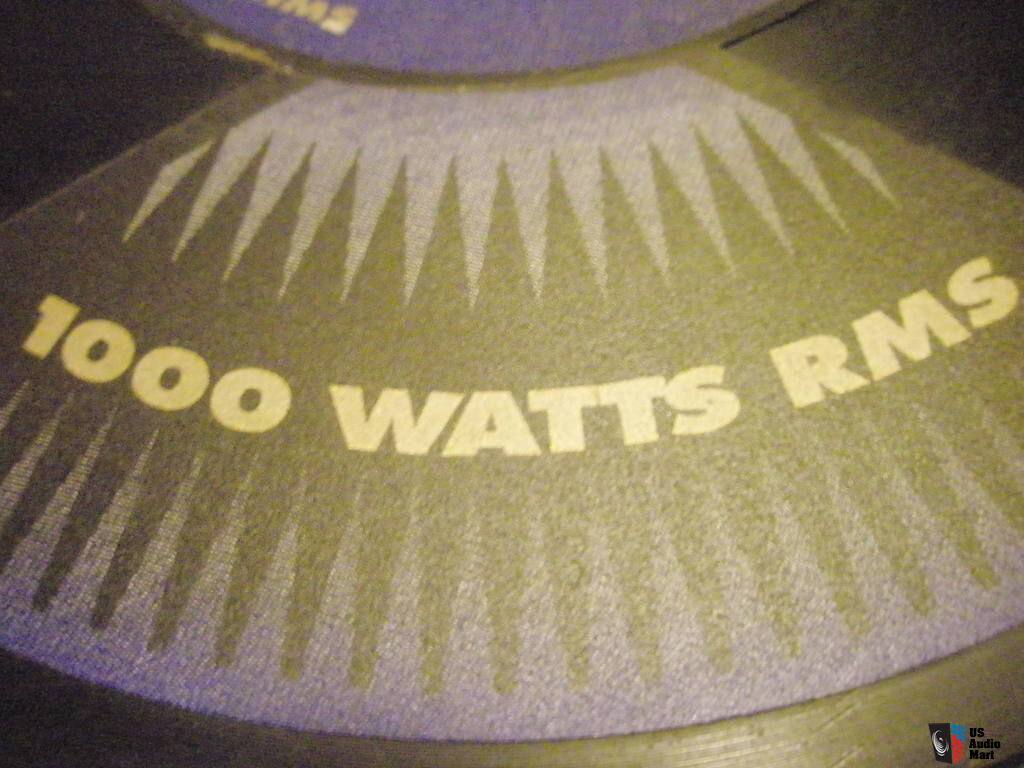 12" (OLD SCHOOL USA MADE) CERWIN VEGA STROKER SUBWOOFER 1000W RMS Photo ...