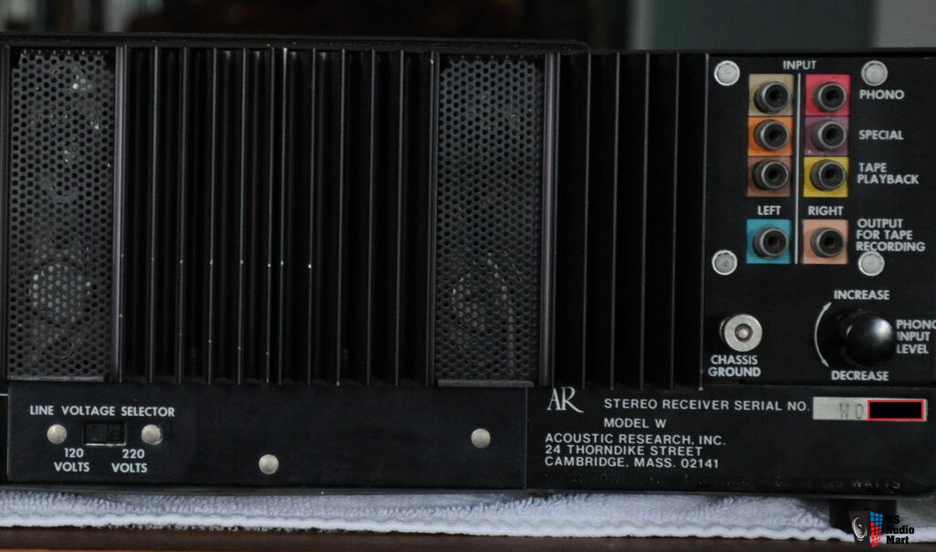 Acoustic Research (AR) Receiver Model W Photo #898665 - US Audio Mart