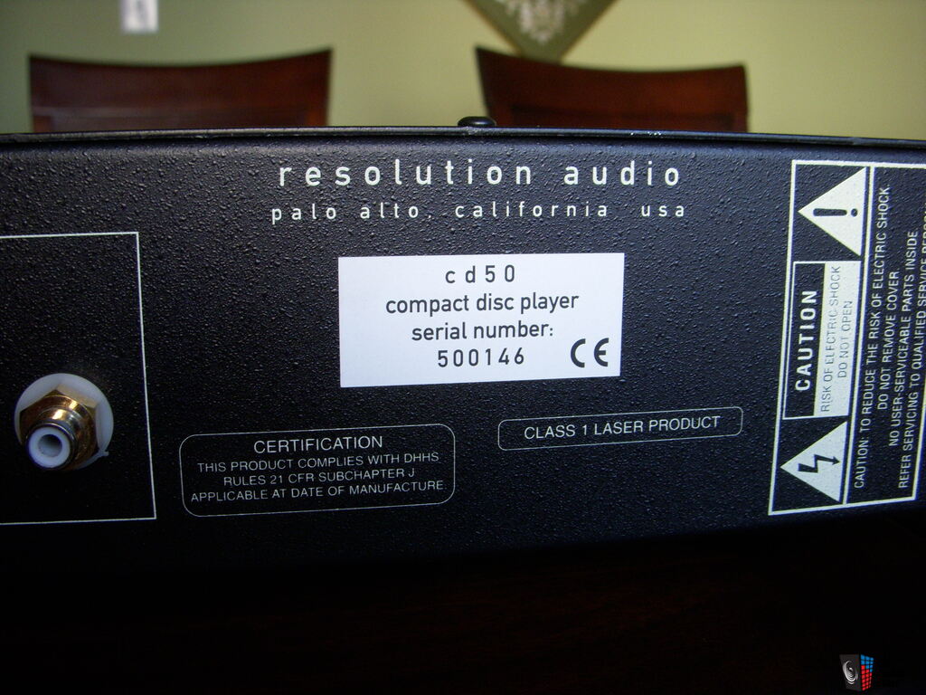 Resolution Audio CD50, exceptional HDCD player, free shipping Photo ...