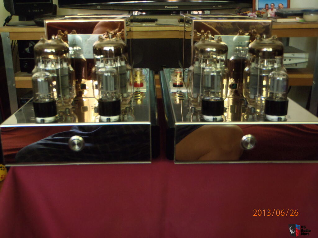 Audio Mirror 45 Watt parallel SET monoblock tube amplifiers Photo ...