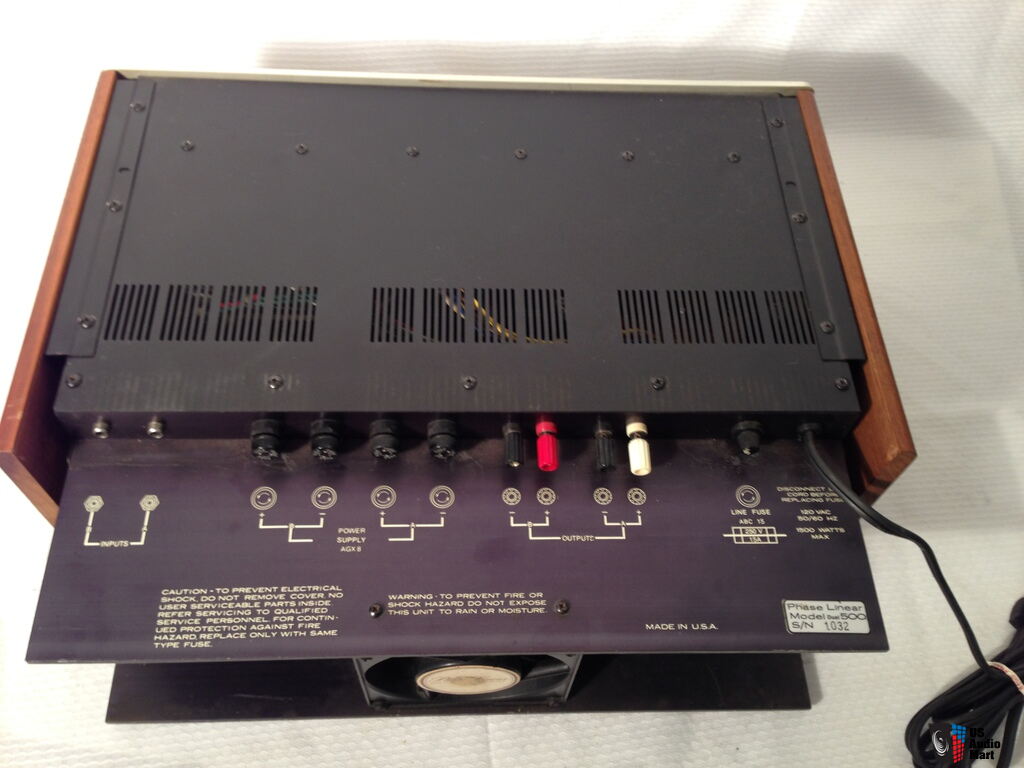 Phase Linear Dual 500 Series II 500wpc Solid State Power Amplifier For ...