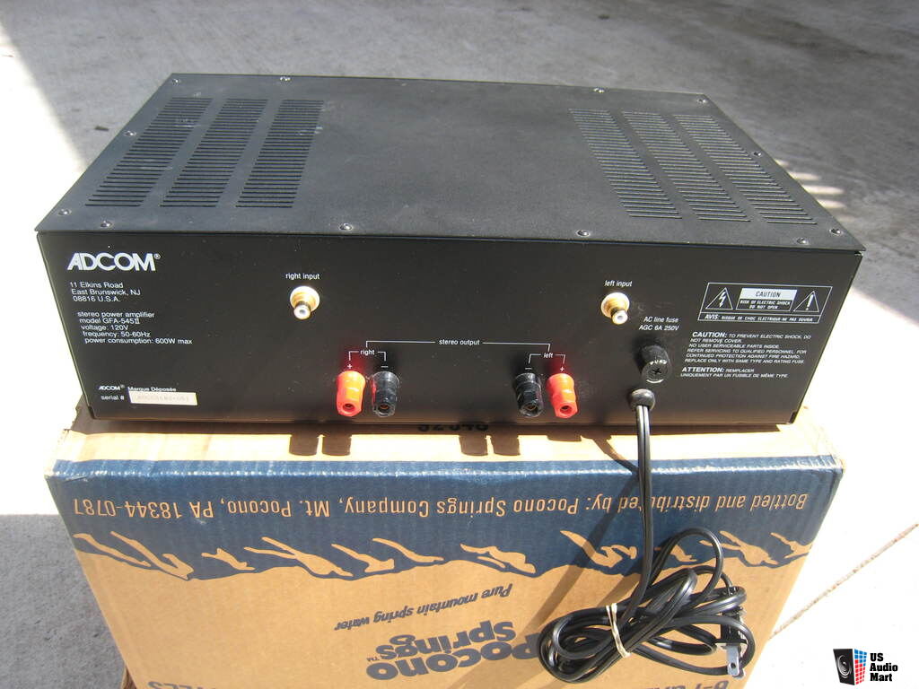 Adcom 545mkII 100 watt per channel stereo amplifier Photo #915981 - US ...