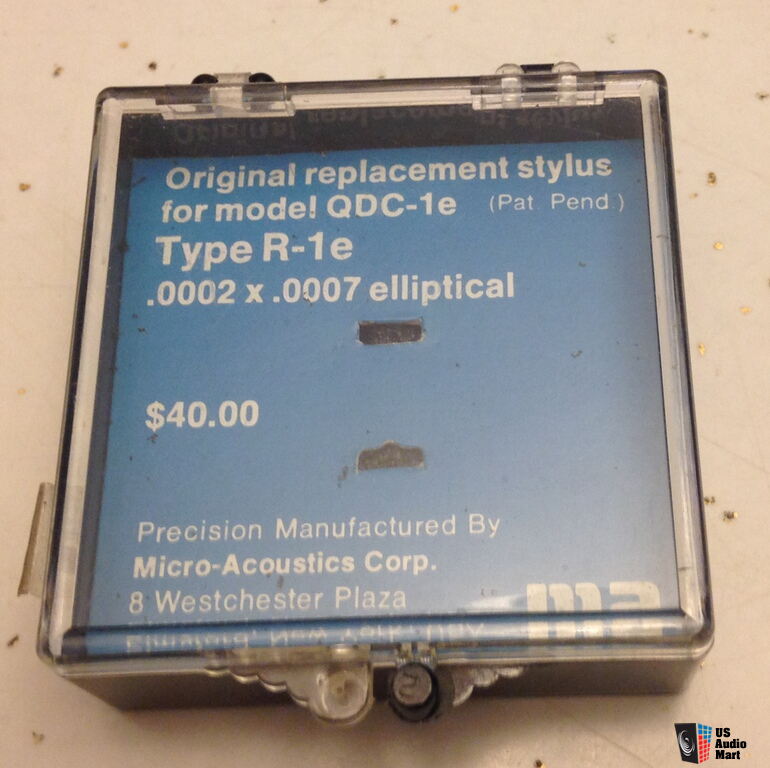 Micro Acoustics QDC-1e cartridge with new stylus Photo #919904 - US ...