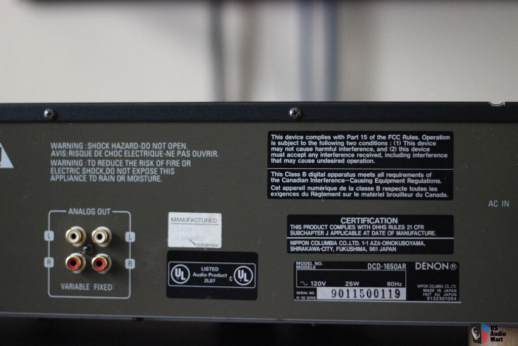 Denon DCD-1650AR Flagship Denon CD player Photo #921553 - US Audio Mart