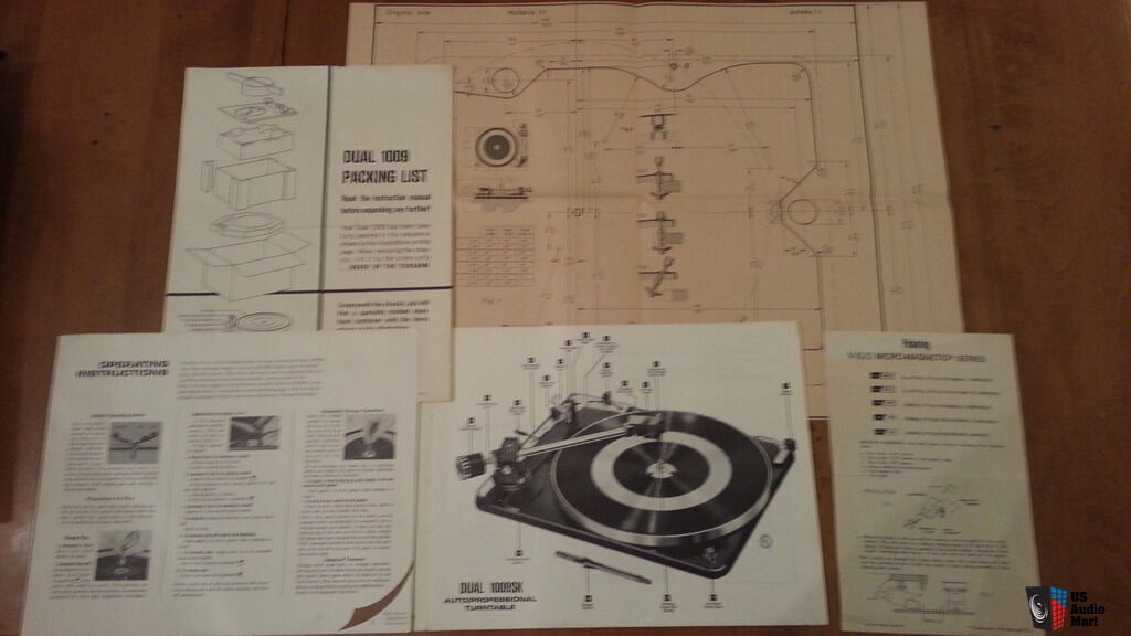 Dual 1009SK Turntable with original manuals, beautiful plinth, working ...