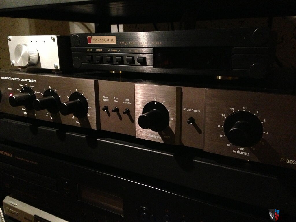 Usher P-303 pre-amp with phono and external power supply Photo #951821 ...