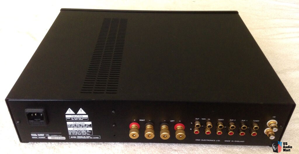 ONIX A-60 Dual Mono Audiophile Integrated Amp - Made in England Photo ...