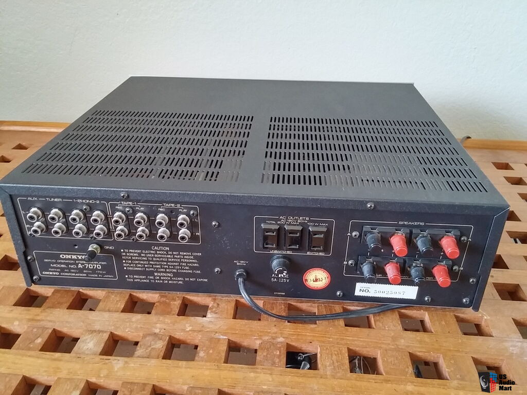 Vintage Onkyo A-7070 integrated servo stereo Amplifier Classic Beauty ...