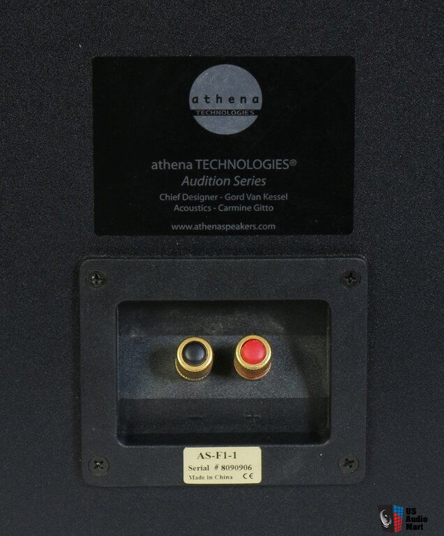 Athena AS-F1 2 Way Floorstanding Tower Speakers (Pair) AS-F1 V1 / AS-F1 ...