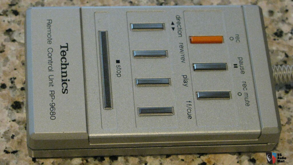 Technics Cassette Deck Model RP-9680 Remote Control Photo #974036 - US ...