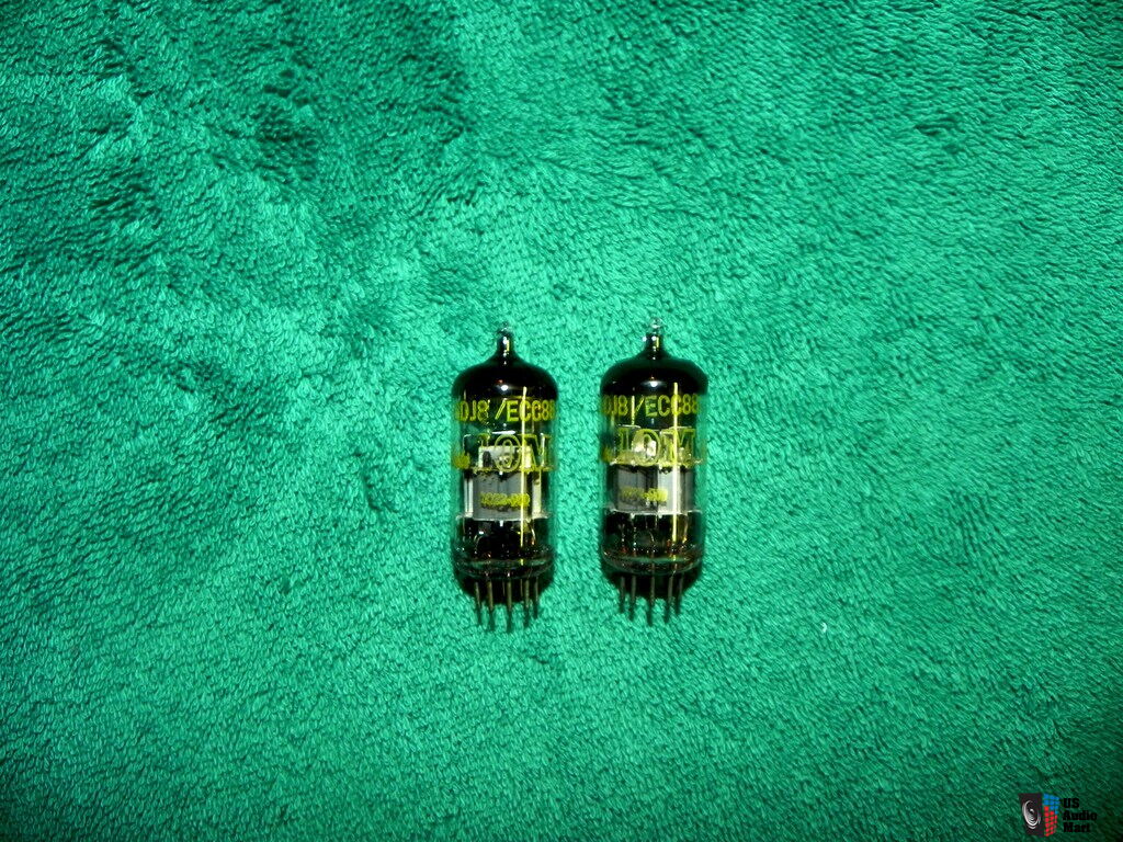 Pair of NOS Mullard 10M Master Series 6DJ8 / ECC88 / 6922 Tubes Photo ...