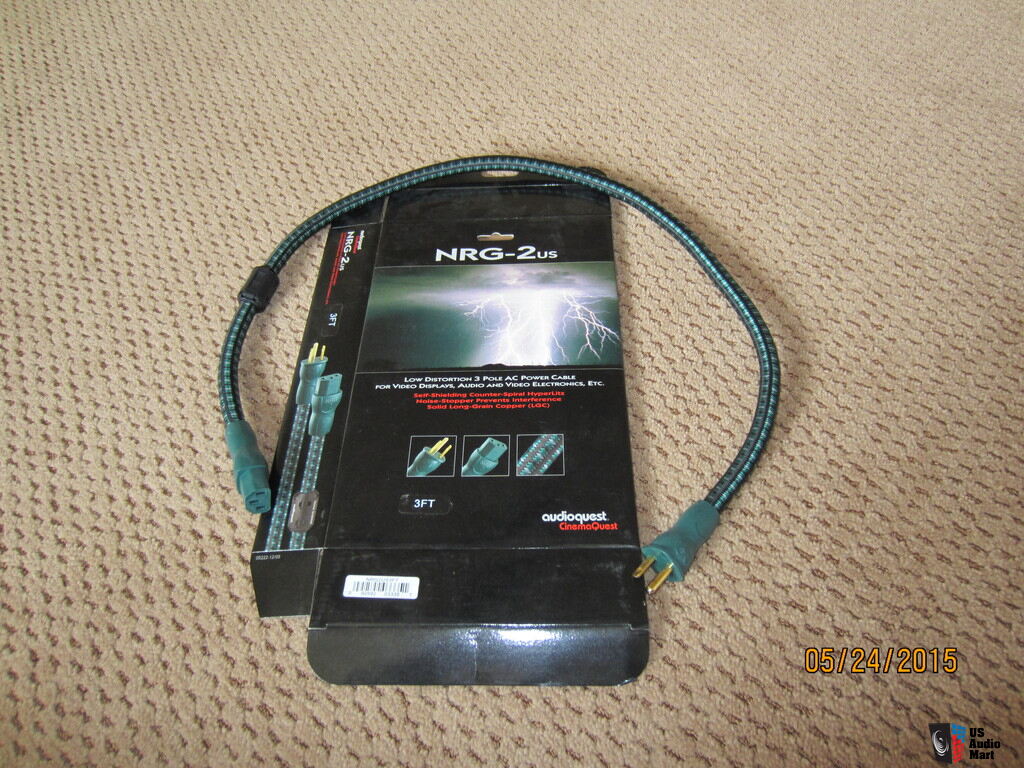 Audioquest NRG 2 3ft power cord Photo #977291 - US Audio Mart